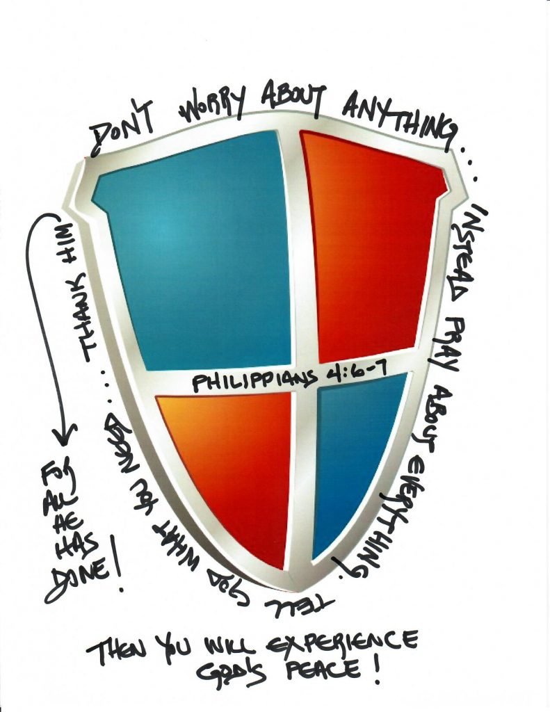 62b - God's Peace Will Guard My Heart (Art) - Kid Niche